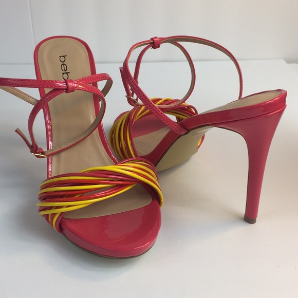bebe | Shoes | New Bebe Pink High Heels Fashion Sandals | Poshmark
